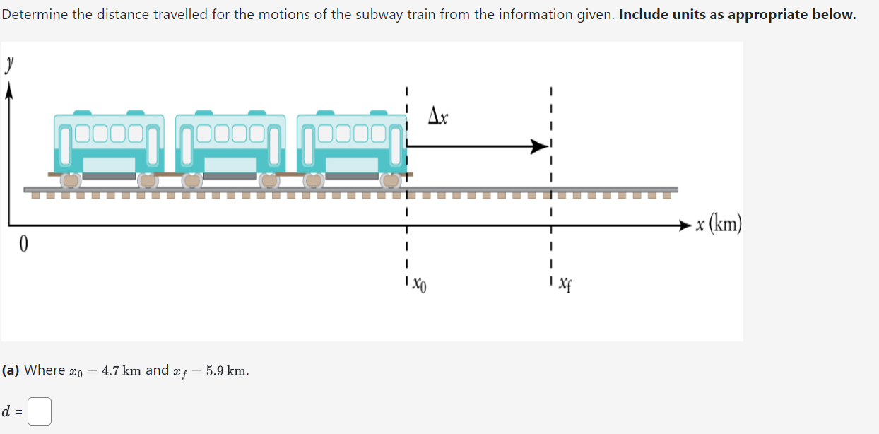 Solved Determine the distance travelled for the motions of | Chegg.com