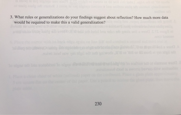 Solved 3. What rules or generalizations do your findings | Chegg.com