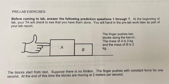 Solved PRE-LAB EXERCISES Before coming to lab, answer the | Chegg.com