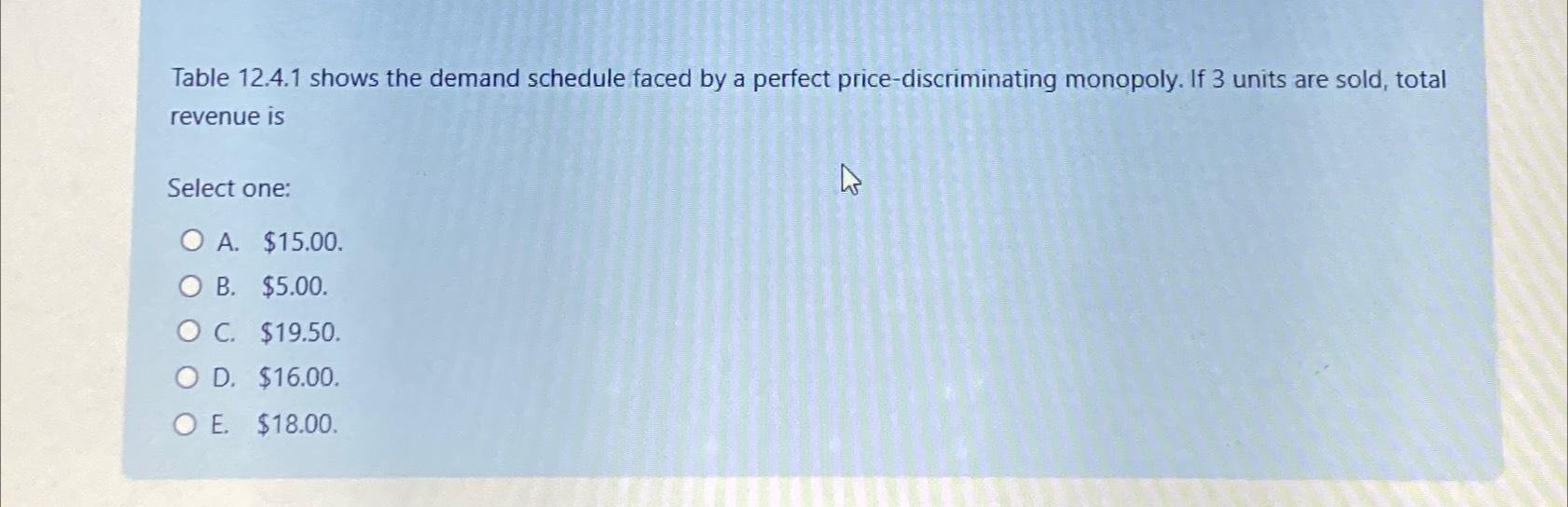 Solved A monopolist faces market demand given by P = 100-3Q. | Chegg.com