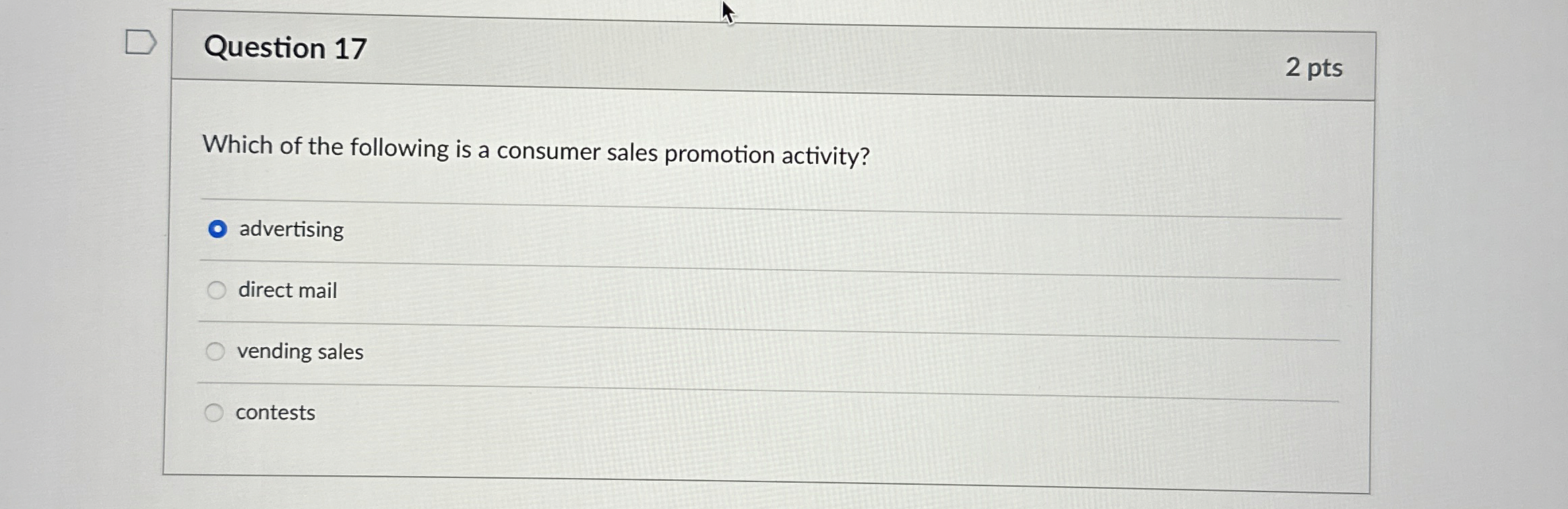 Solved Question 172 ﻿ptsWhich of the following is a consumer | Chegg.com