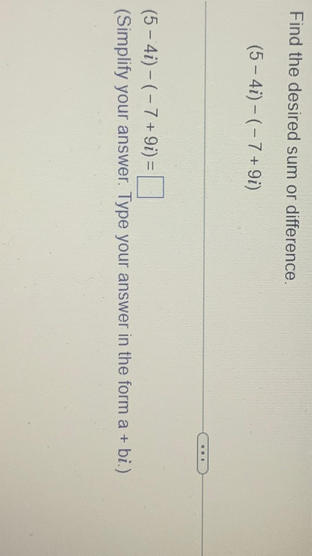 Solved Find the desired sum or | Chegg.com