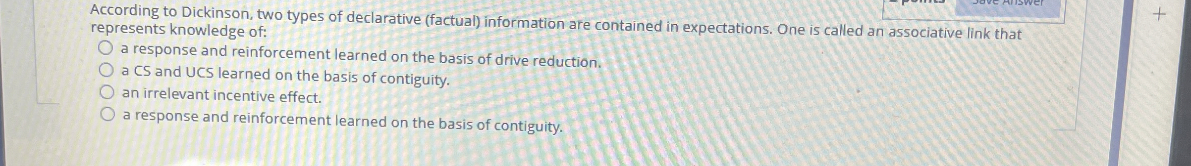 Solved According to Dickinson, two types of declarative | Chegg.com