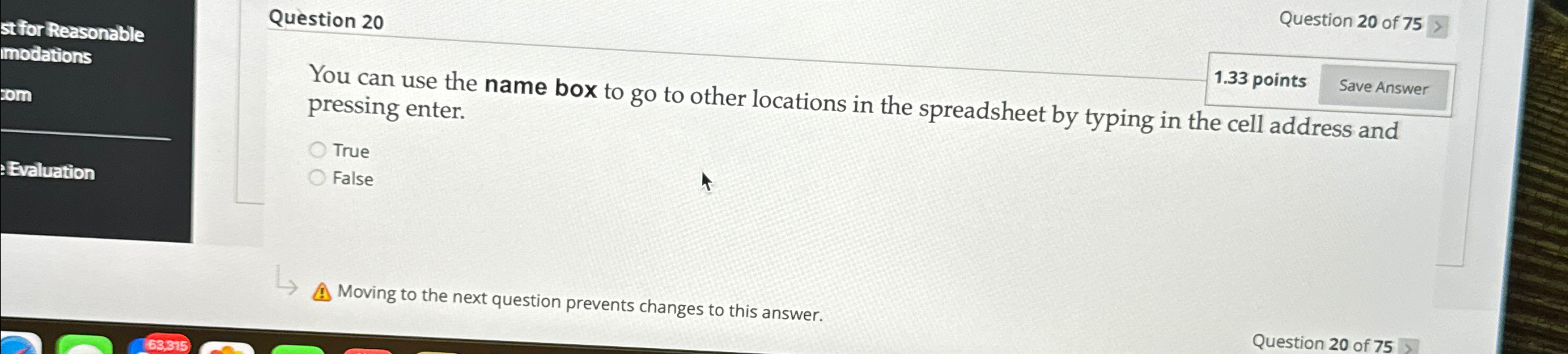Solved Question 20Question 20 of 751.33 pointsYou can use | Chegg.com Solved Question 20Question 20 of 751.33 pointsYou can use | Chegg.com