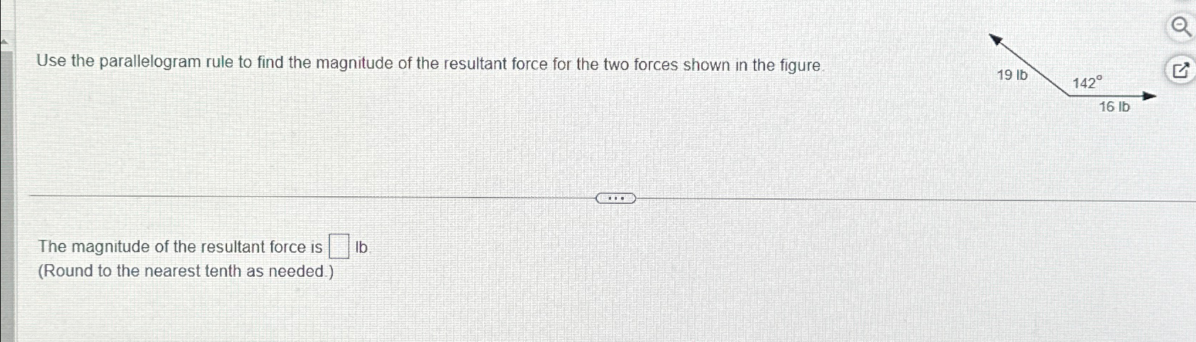 Use the parallelogram rule to find the magnitude of | Chegg.com
