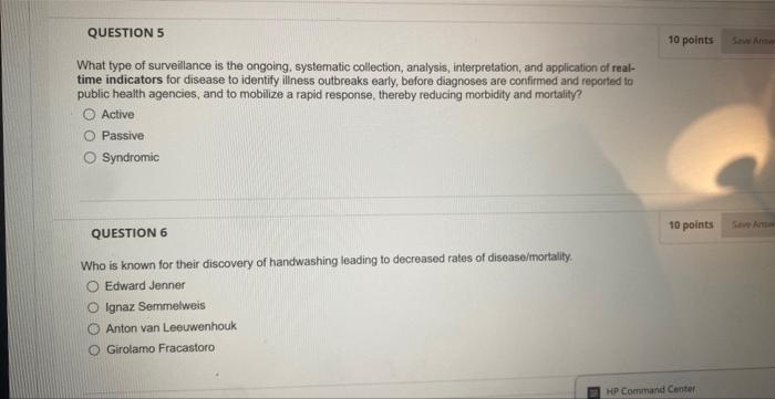 Solved What type of surveillance is the ongoing, systematic | Chegg.com