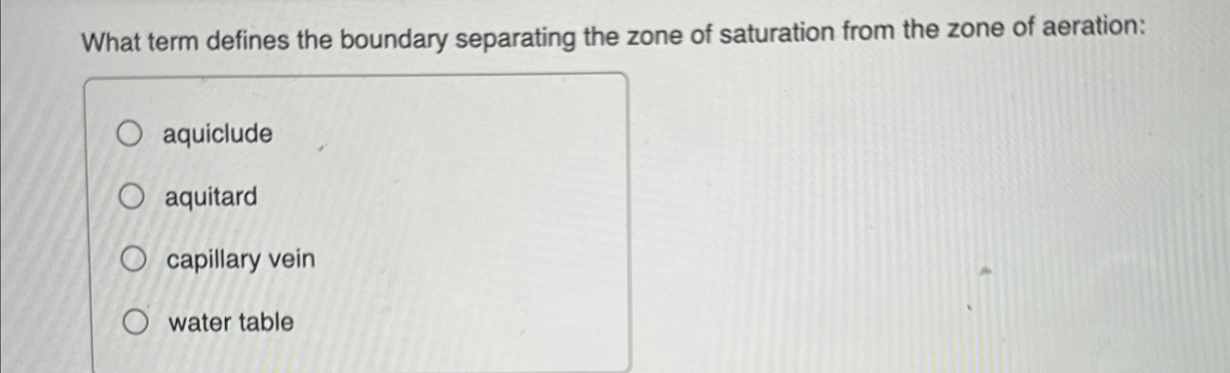 Solved What term defines the boundary separating the zone of | Chegg.com