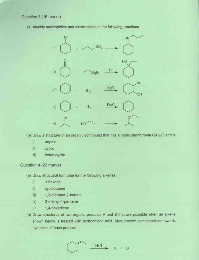 Solved b) Provide what is missing in the boxes: Reactants, | Chegg.com