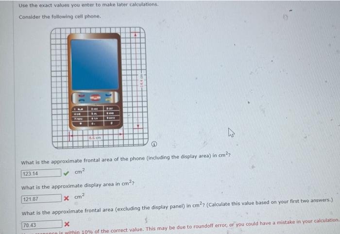 Solved Use the exact values you enter to make later | Chegg.com