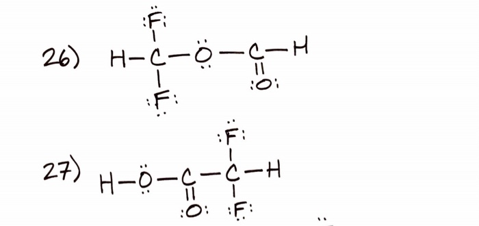 Solved 26) The Lewis structure of compound A is shown in the | Chegg.com