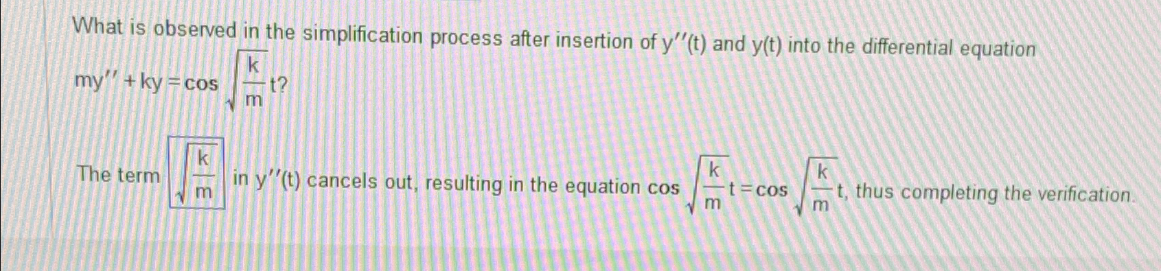 Solved What is observed in the simplification process after | Chegg.com