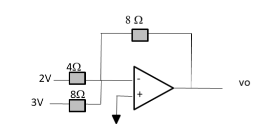 Solved What is output voltage of the following circuit? | Chegg.com