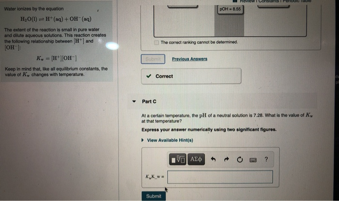 Solved Review Constants 1 Periodic Table The concentration | Chegg.com