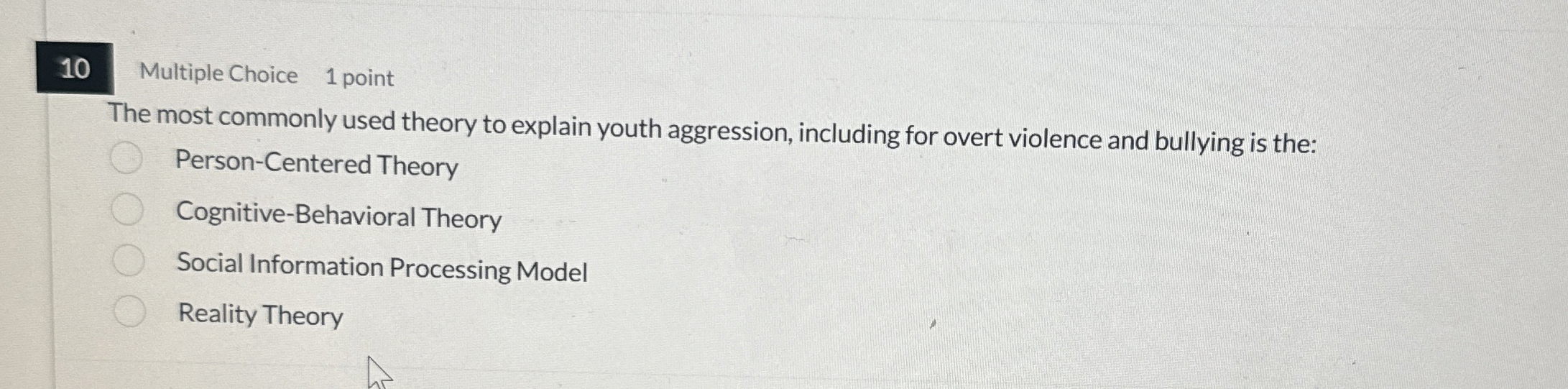 Solved 10Multiple Choice1 ﻿pointThe most commonly used | Chegg.com