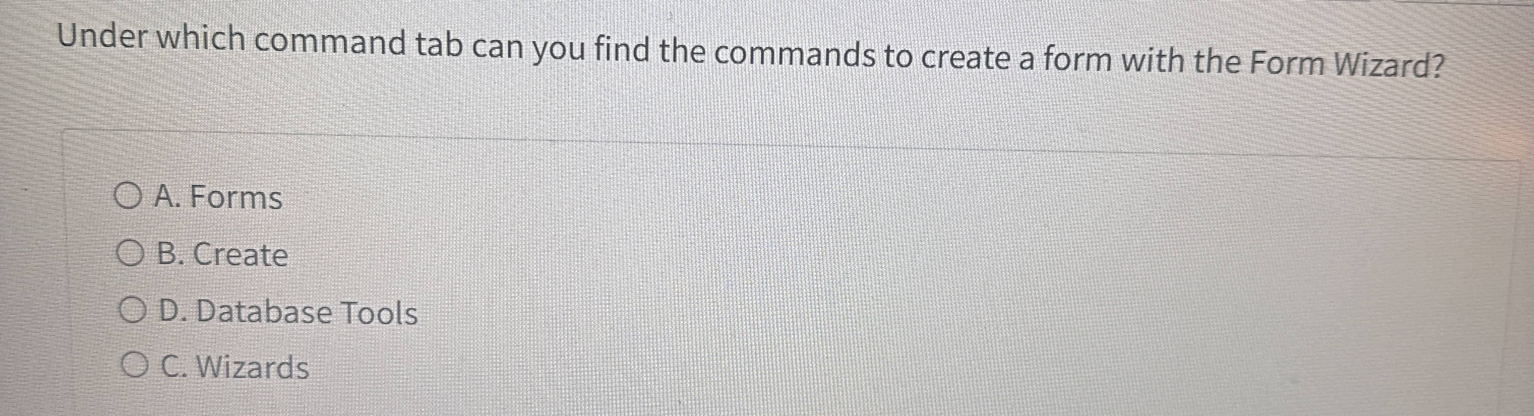 Solved Under which command tab can you find the commands to | Chegg.com
