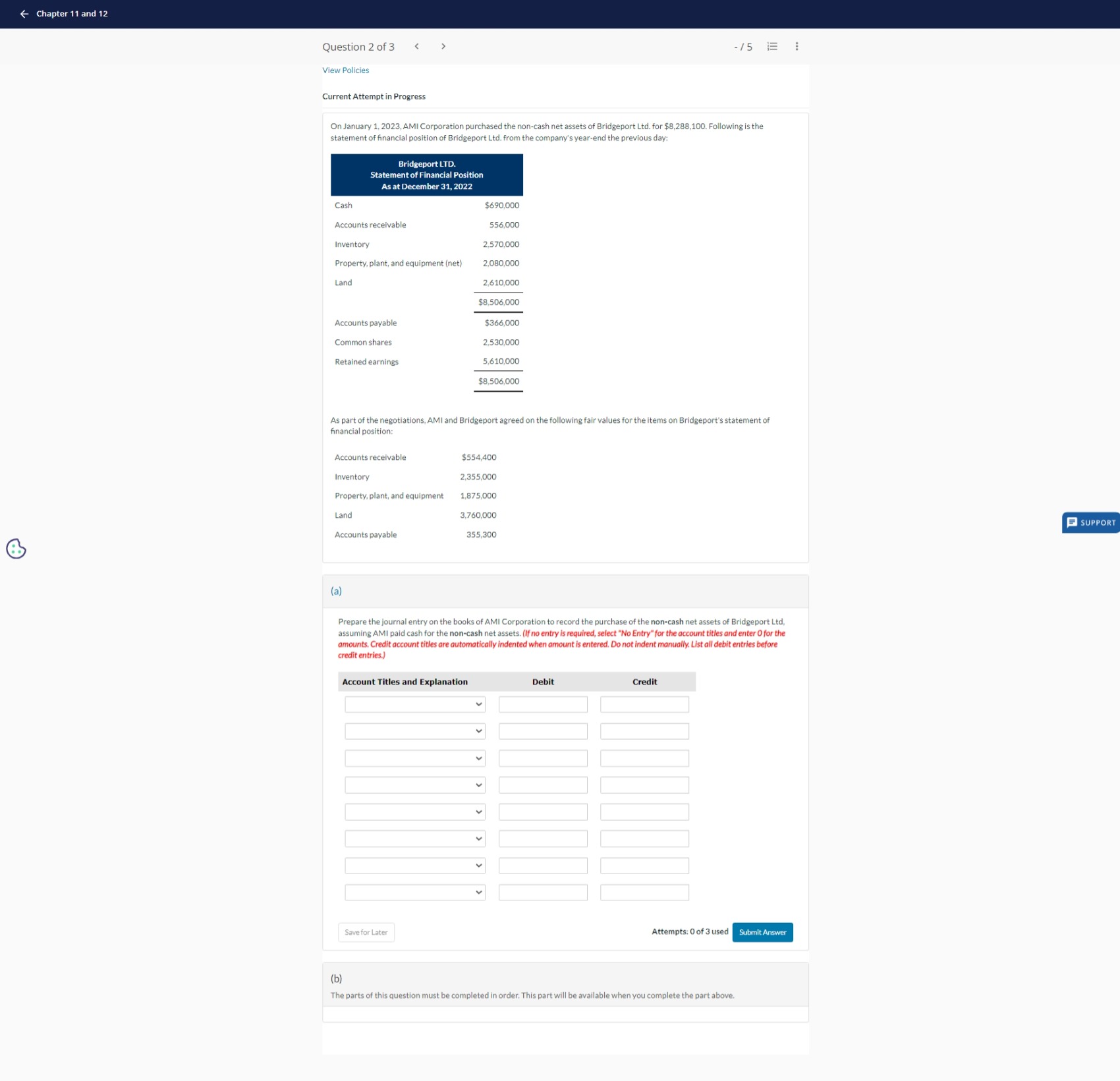 Solved On January 1, 2023, ﻿AMI Corporation purchased the | Chegg.com