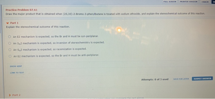 Solved FULL SCREEN PRINTER VERSION * BLACK Practice Problem | Chegg.com