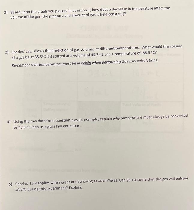 Solved 1) Using a pencil and a ruler, plot the following | Chegg.com