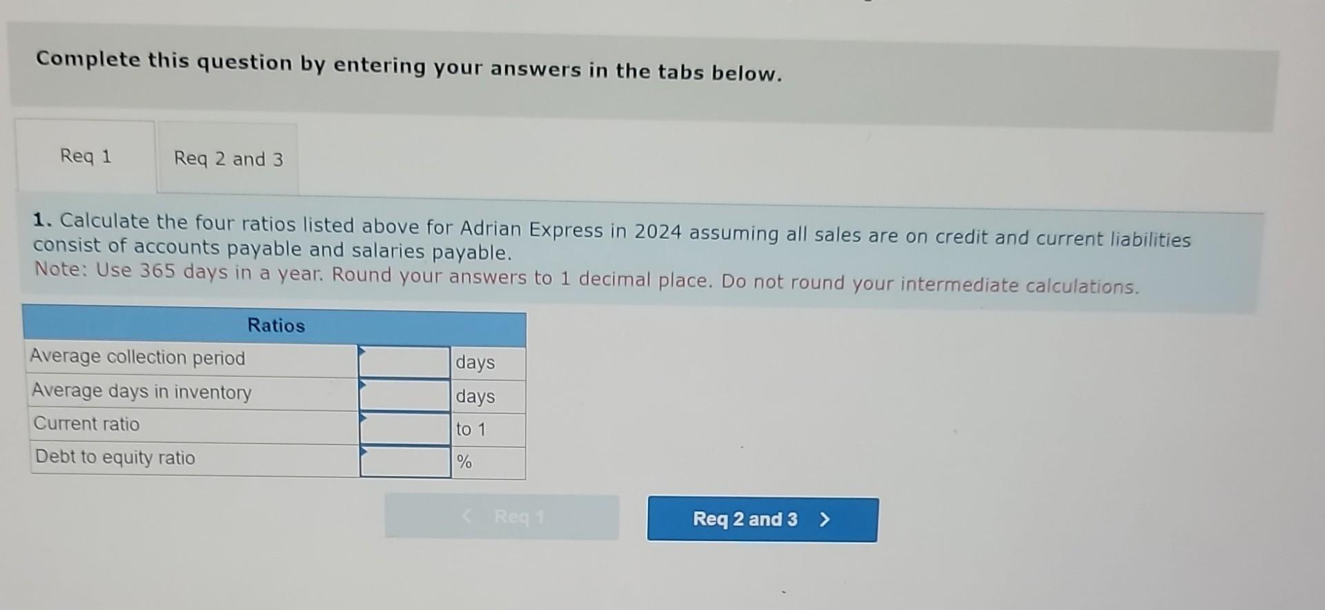 Solved The 2024 income statement of Adrian Express reports | Chegg.com