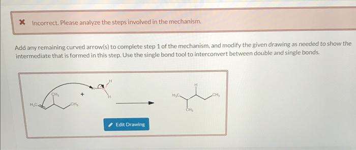 Solved has to be 4 part mechanism with arrows.. i cant get | Chegg.com