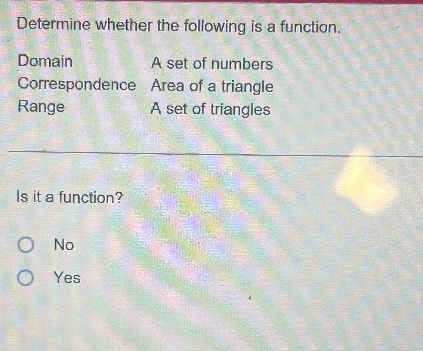 Solved Determine whether the following is a | Chegg.com