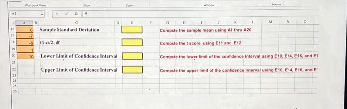 Solved Given The Accompanying Sample Data Use Excels 4522