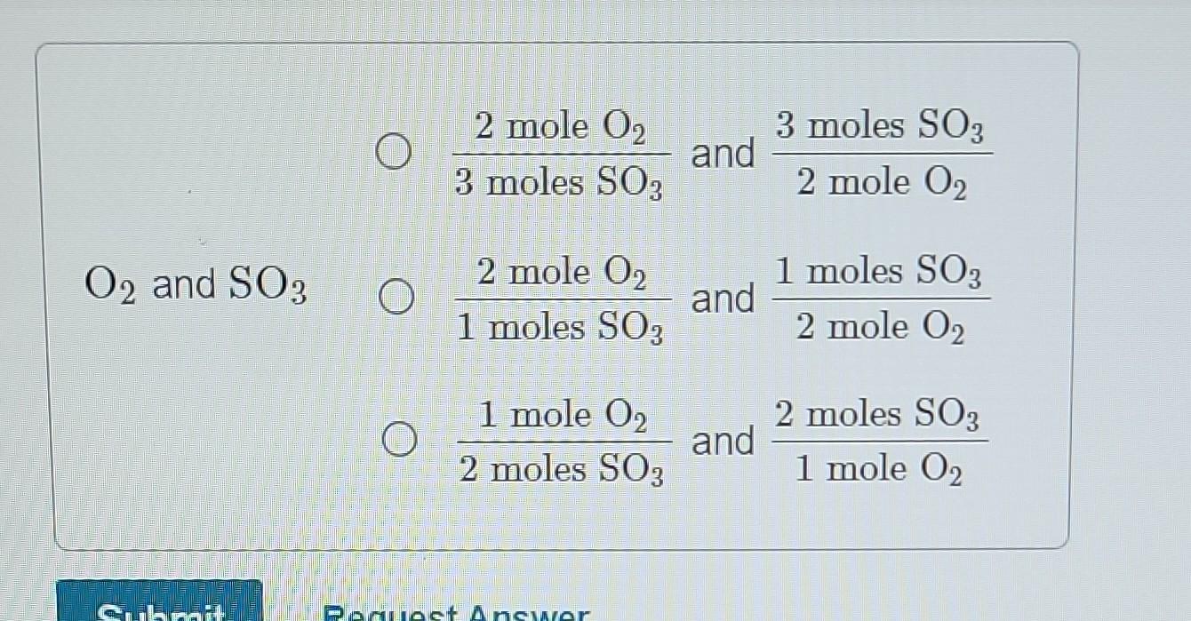 Solved Choose the mole-mole factors for the following | Chegg.com