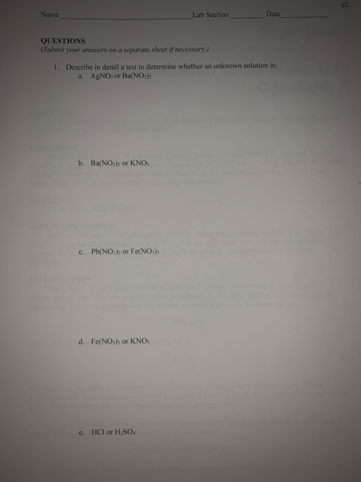Solved Name Lab Section Date Questions Submit Your Answers 7102