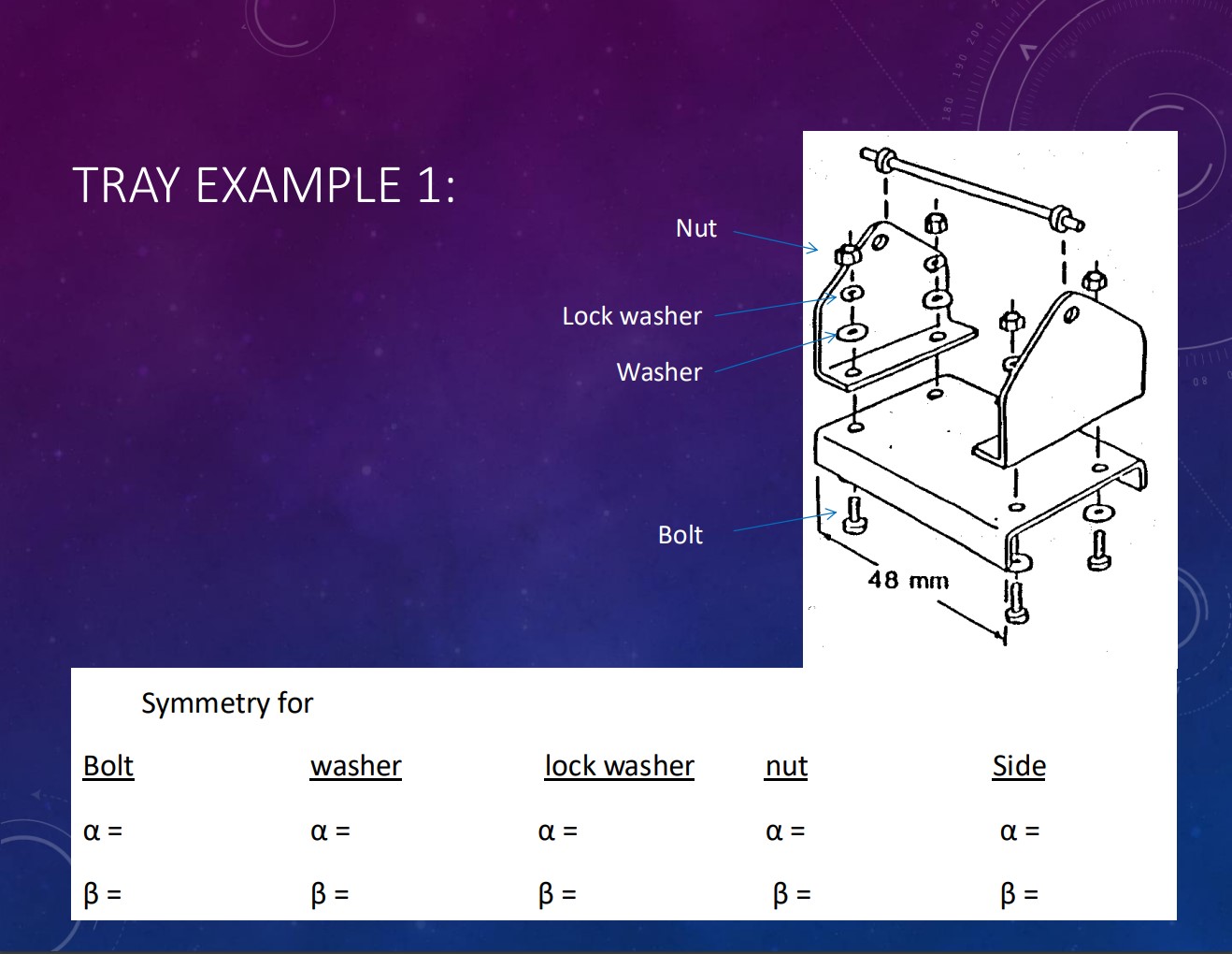 Solved Using Tray Example 1, ﻿identify the alpha and beta | Chegg.com
