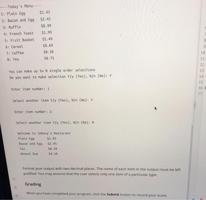 Solved Instructions Write a program to help a local | Chegg.com