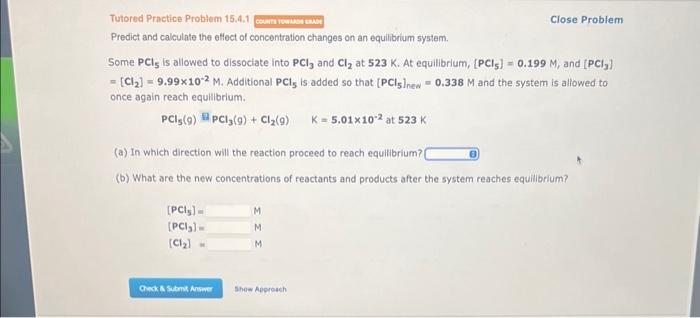 Solved Tutored Practice Probiem 15 4 1 Close Problem Predict
