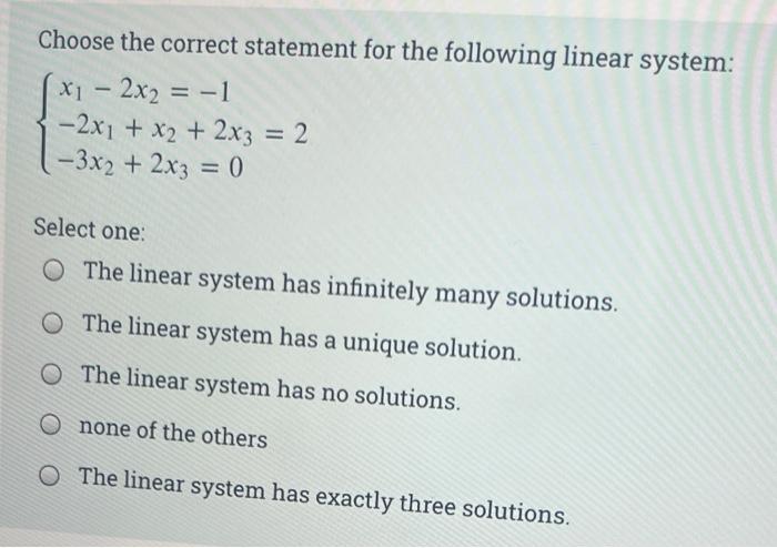 Solved The matrix ⎣⎡2a7102045⎦⎤ Select one: a=−10/12 None of | Chegg.com