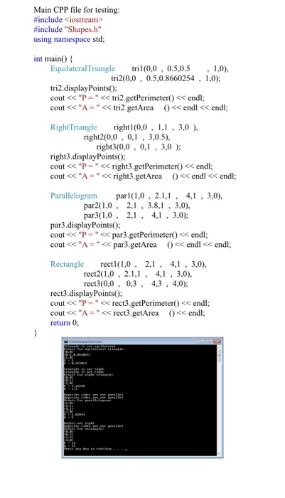 Homework Inheritance 1 Create A Base Class Polygon 0185