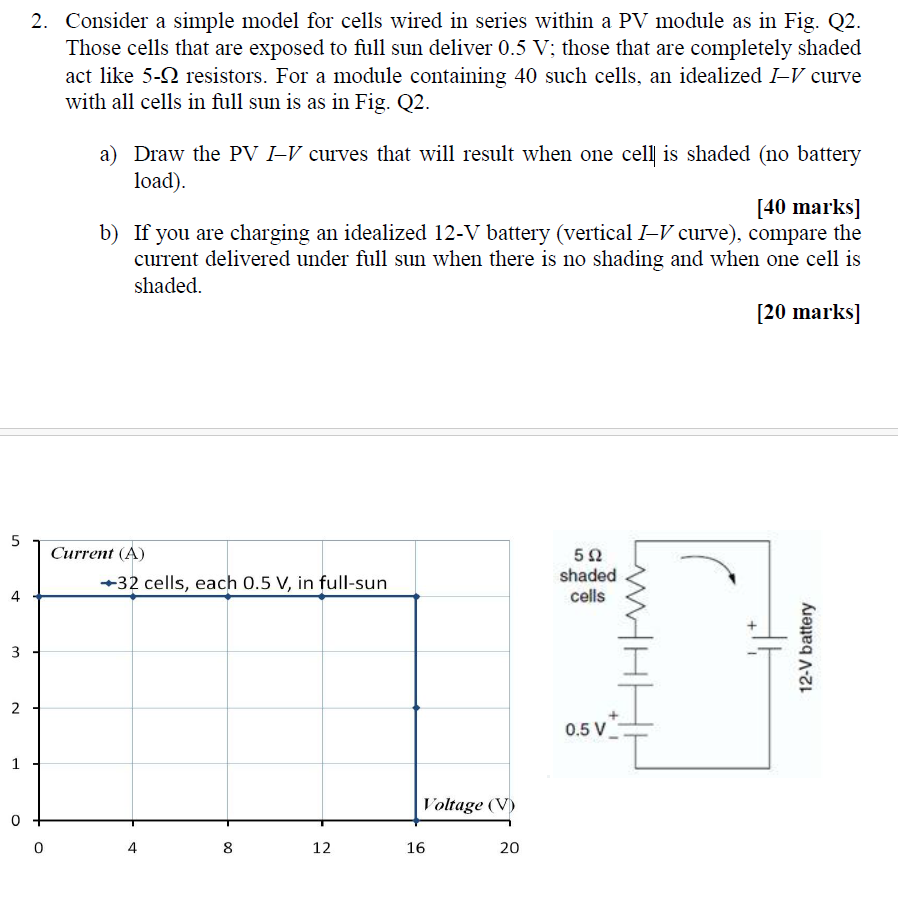 Solved Consider a simple model for cells wired in series | Chegg.com