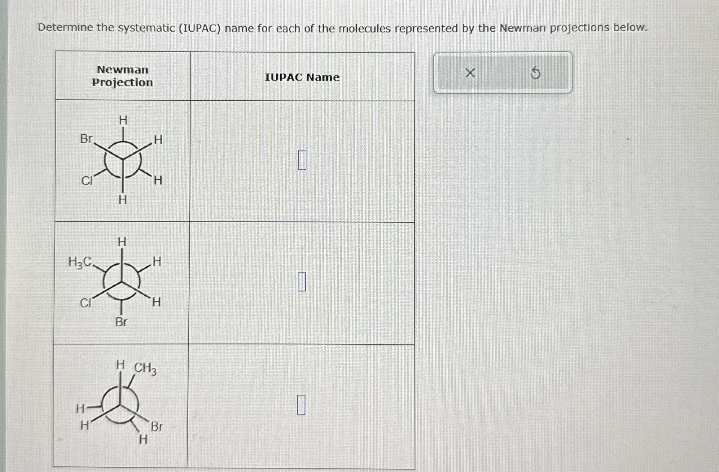 Solved Determine the systematic (IUPAC) ﻿name for each of | Chegg.com