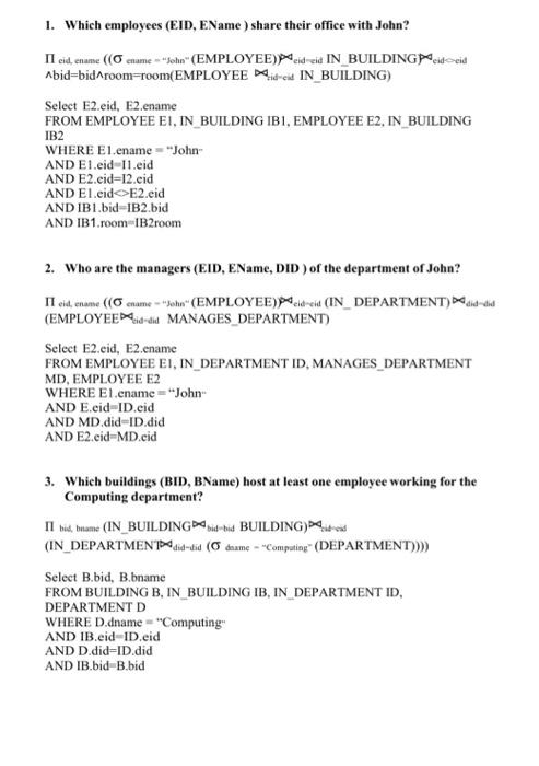 Solved Database Querving There are six tables describing a | Chegg.com