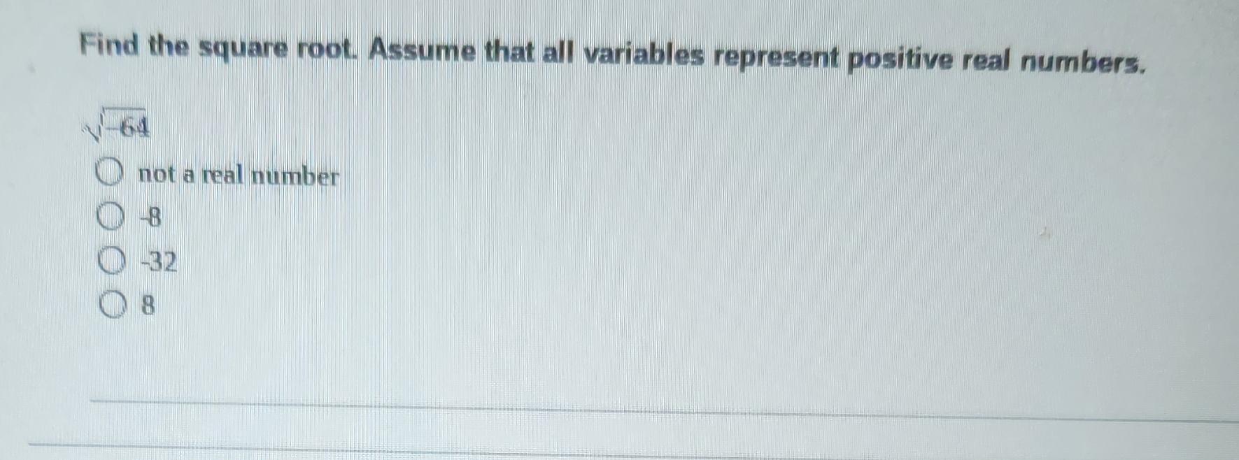 Solved Find the square root. Assume that all variables | Chegg.com