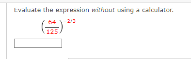 Solved Evaluate the expression without using a | Chegg.com