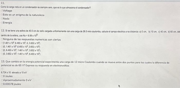 Solved Como la carga neta en un condensador es siempre cero, | Chegg.com