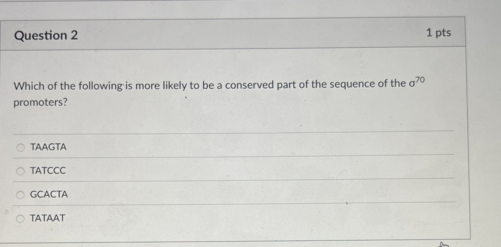 Solved Question 21 ﻿ptsWhich of the following is more likely | Chegg.com