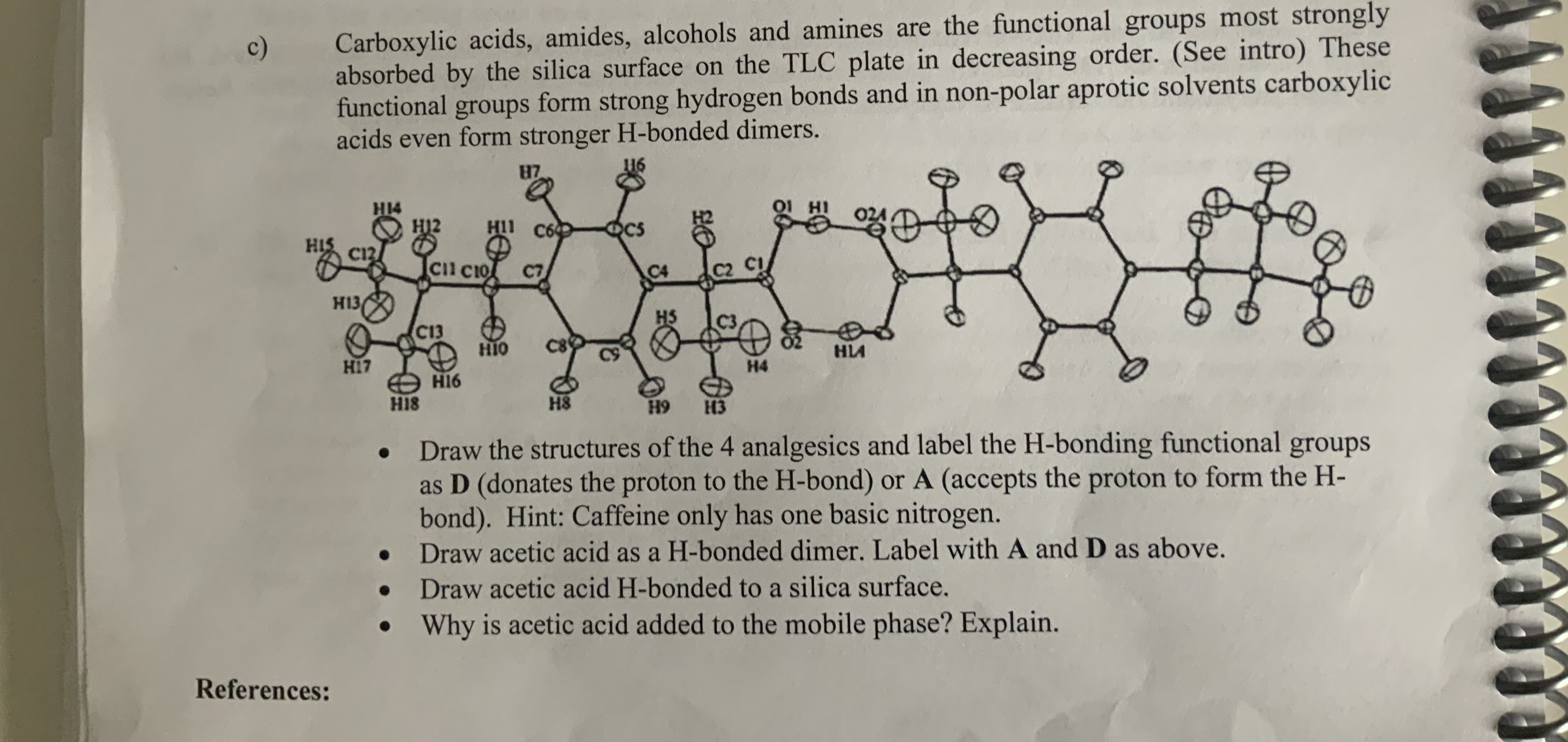 Solved c) ﻿Carboxylic acids, amides, alcohols and amines are | Chegg.com