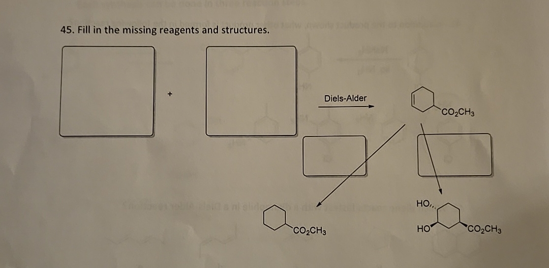 Solved Fill in the missing reagents and structures. | Chegg.com