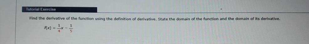 Solved Tutorial ExerciseFind the derivative of the function | Chegg.com Solved Tutorial ExerciseFind the derivative of the function | Chegg.com