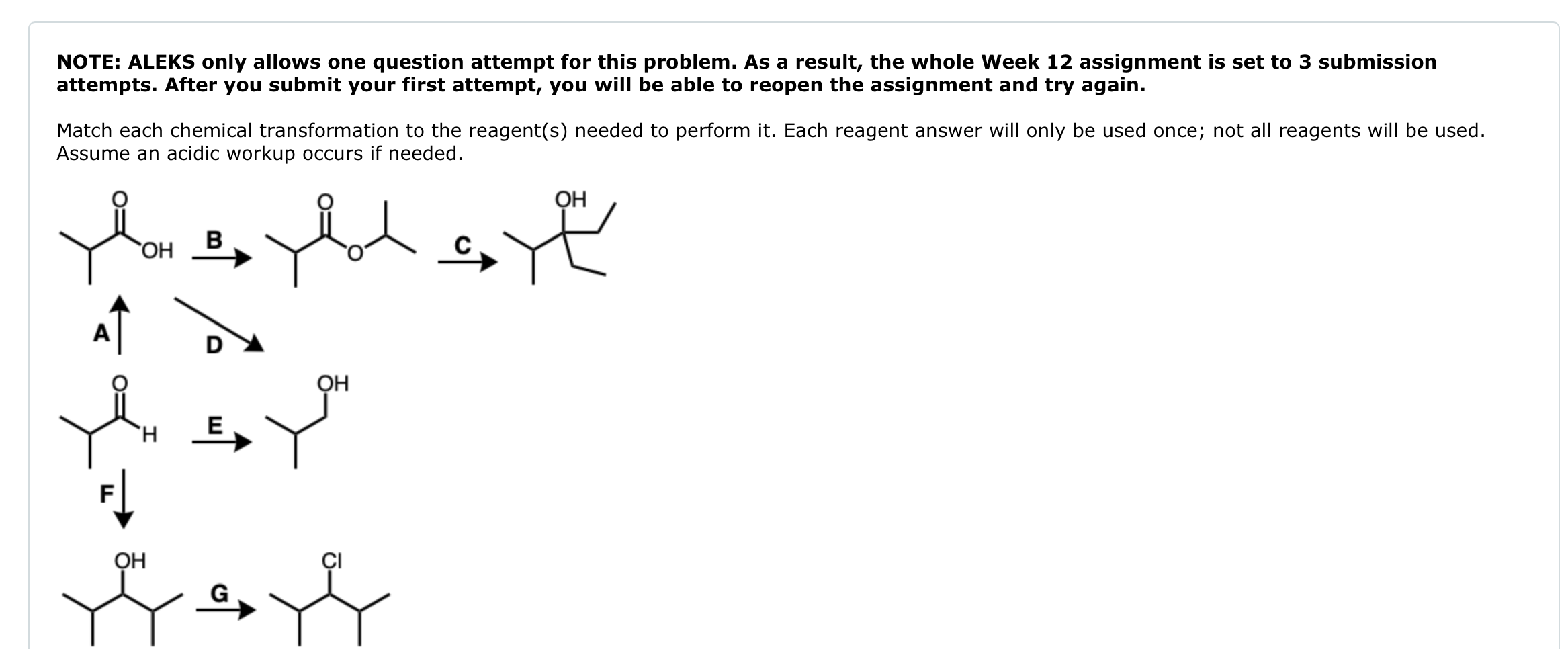 Solved Match each chemical transformation to ﻿the reagent(s) | Chegg.com