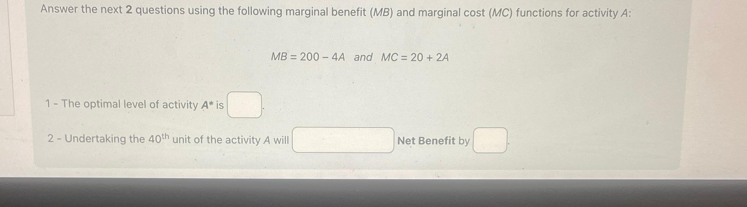 Solved Answer the next 2 ﻿questions using the following | Chegg.com