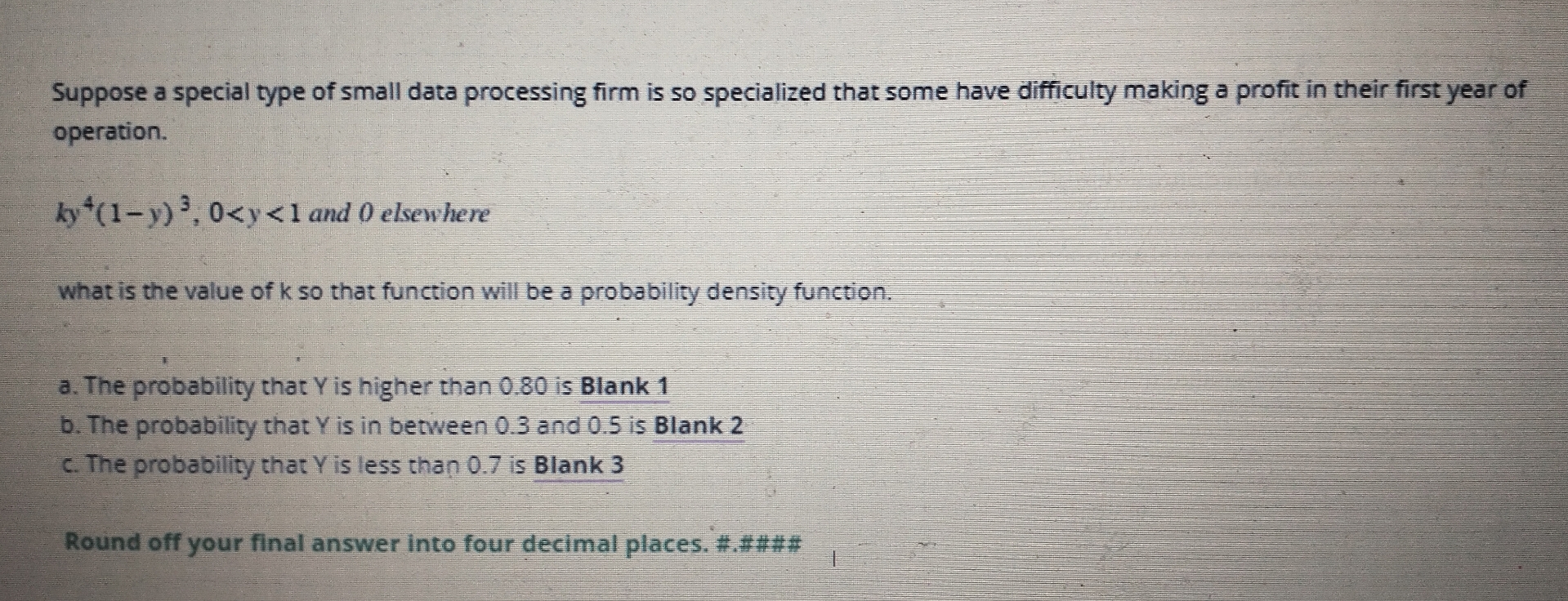 Solved Suppose a special type of small data processing firm | Chegg.com