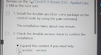 Solved Remain on the _ ﻿CentOS 9 ﻿Stream (CLI) - ﻿Applied | Chegg.com