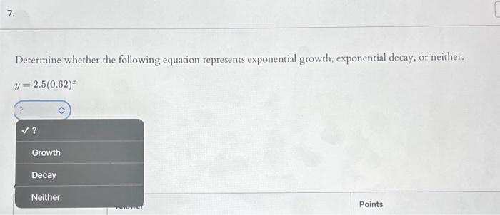 Determine whether the following equation represents | Chegg.com