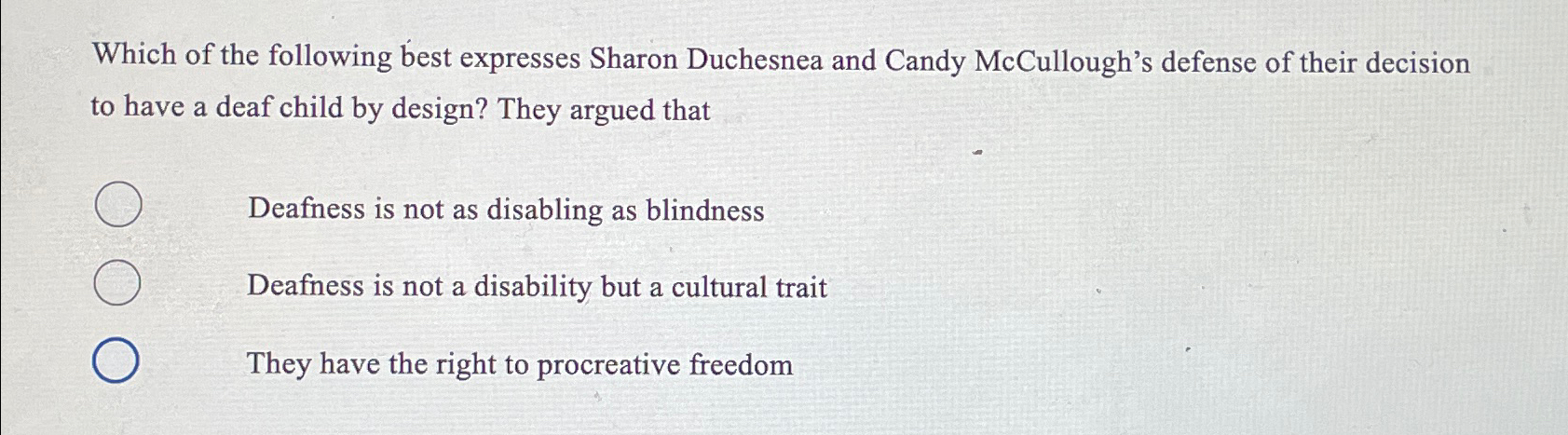 Solved Which of the following best expresses Sharon | Chegg.com