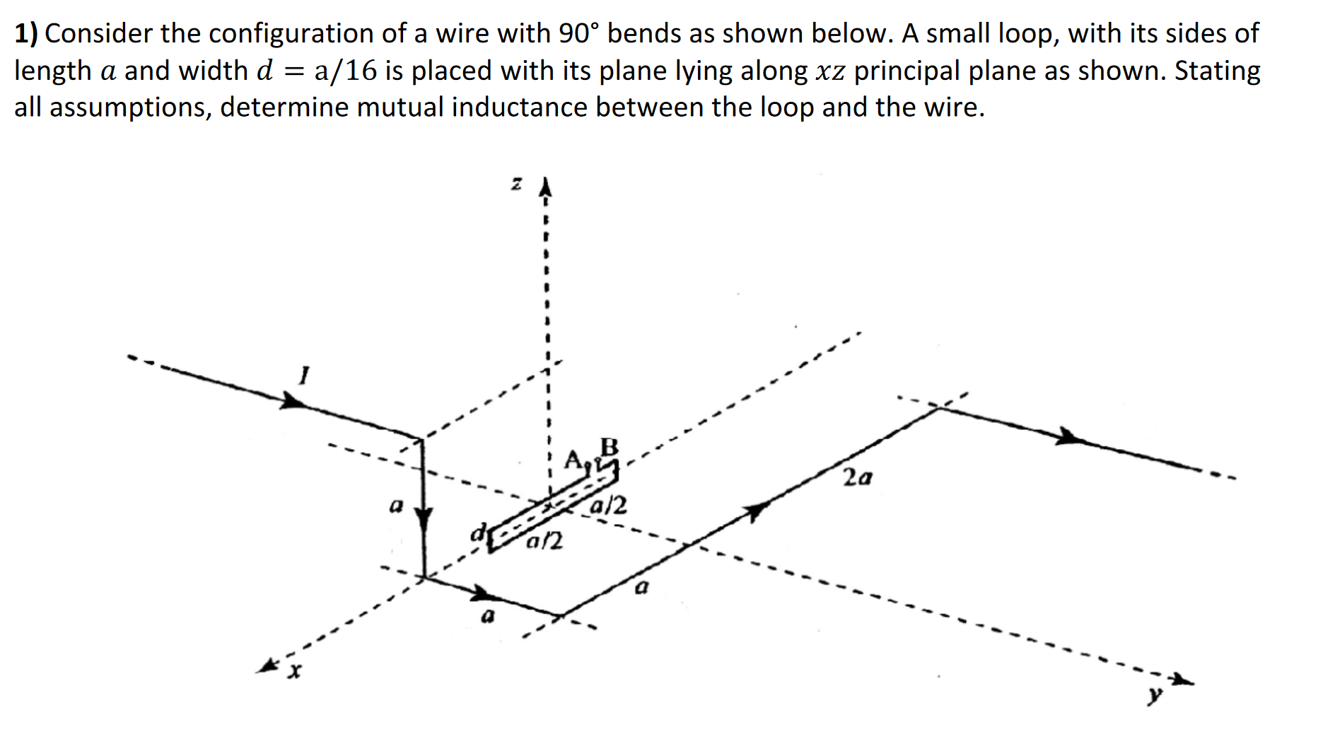 Solved Consider the configuration of a wire with 90° ﻿bends | Chegg.com